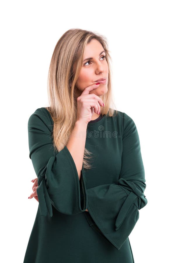 Hum... Let Me Think about this Stock Image - Image of choice, hand ...