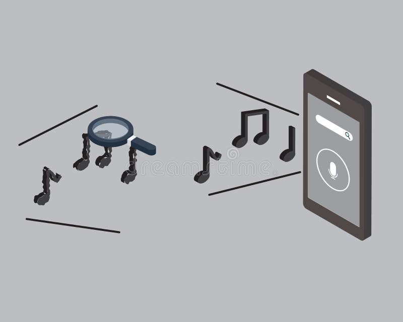 Hum or Sing a Song To Search for the Name of the Song with AI Stock ...