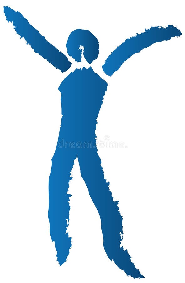 Human Abstract Figure stock vector. Illustration of lines - 21342214