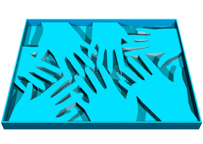 Human abstract hands stock illustration. Illustration of sign - 80578002