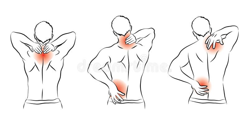 Human ache stock vector. Illustration of ache, blond - 67055575