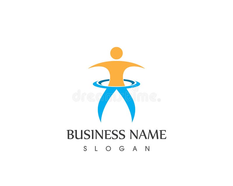 Human Active Logo Vector Template Stock Vector - Illustration of office ...