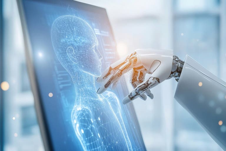 Human and AI Collaborating on Innovative Tasks in a Modern Workspace ...