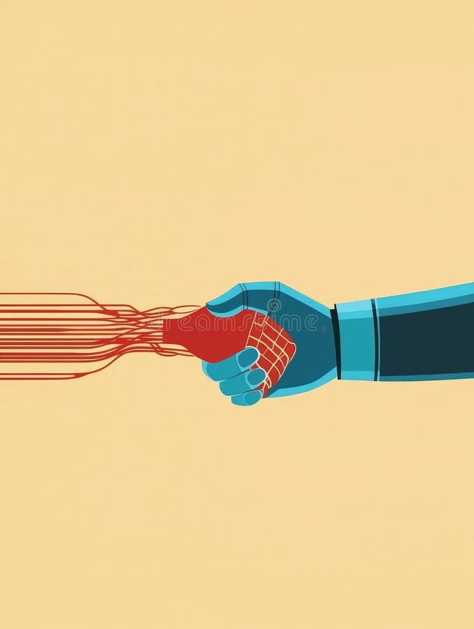 Human Ai Handshake Stock Illustrations – 5,817 Human Ai Handshake Stock ...
