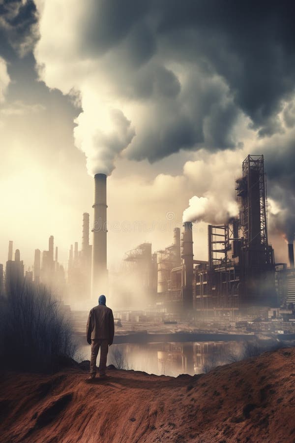 Human and Air Pollution, Concept of Future Climate Changes and Industry ...