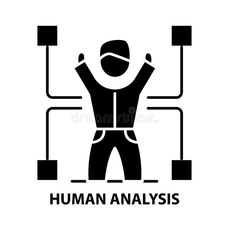 Human Analysis Line Icon Concept. Human Analysis Flat Vector Symbol ...