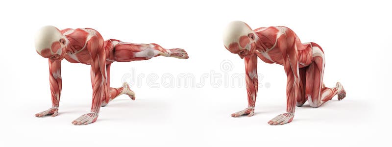 Human anatomy stock illustration. Illustration of exercise - 45575050
