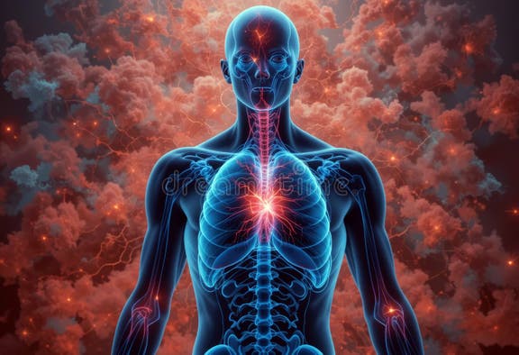 Human Anatomy Visualization with Cardiovascular and Neural Pathways ...