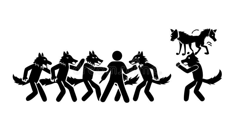 Human Animal Evolution, Coexistence, Interdependent Species, Vector ...