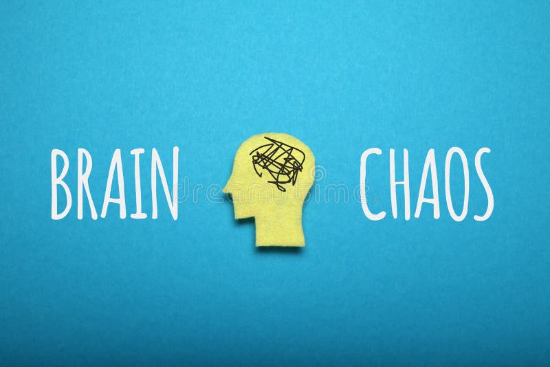 Human Anxiety, Brain Chaos Concept. Mental Confusion Stock Photo ...