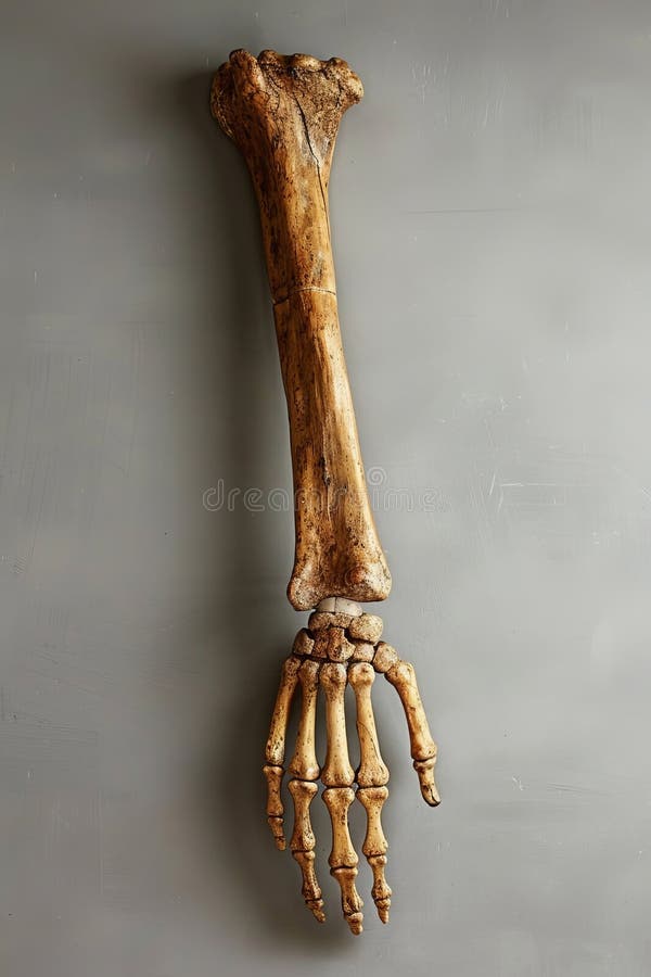 Human Arm Bone Fracture Immobilized in a Cast for Optimal Healing and ...