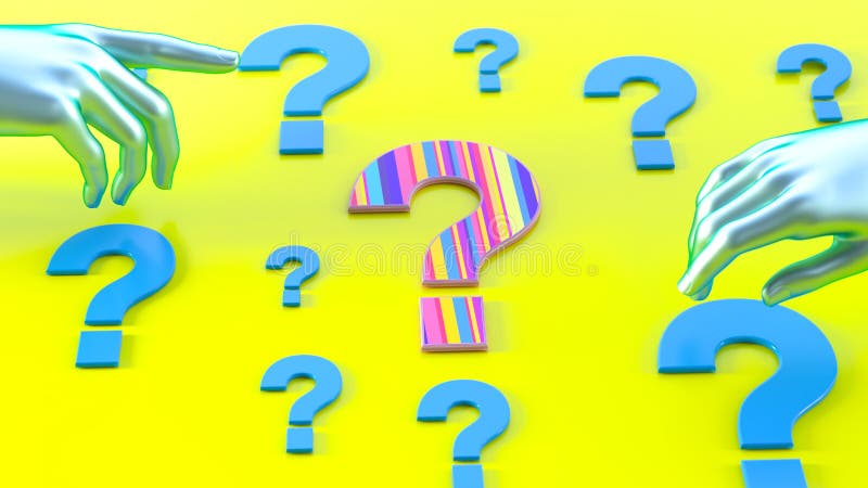Yellow Question Mark Cartoon Character Thinking Stock Photos - Free ...