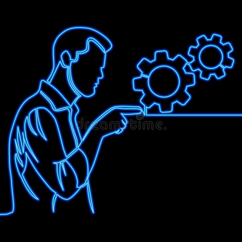 Human Arm Touch Gears Internet or Digital or Devices and Computer ...