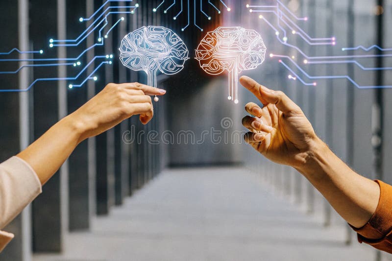 Human and Artificial Intelligence Connection with Futuristic Interface ...