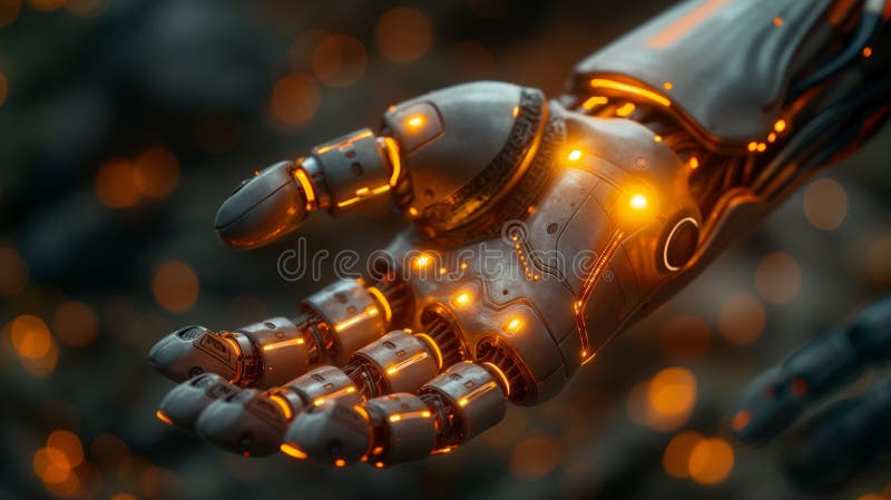 Human and Artificial Intelligence Interaction Concept. Artificial ...