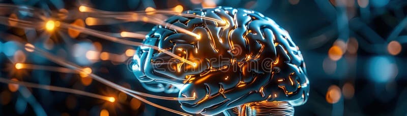 Human Augmentation Neural Implant Stock Illustration - Illustration of ...