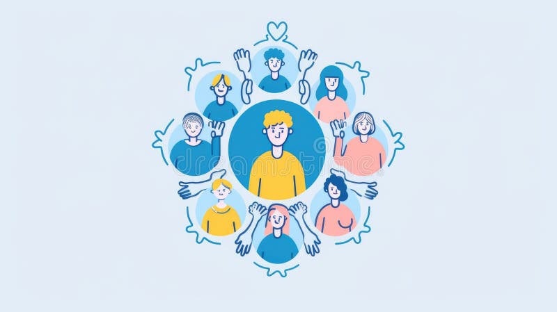 Human Avatar Gathering As Group Representation Unity of People for Team ...