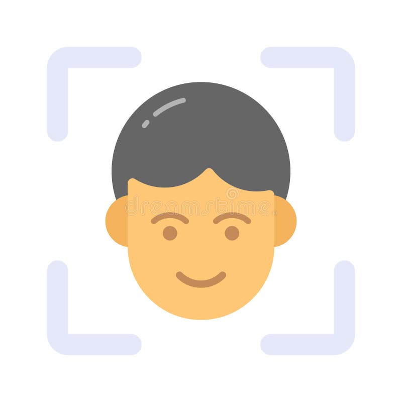 Human Avatar Inside Crosshair Showing Concept Vector of Camera Focus ...