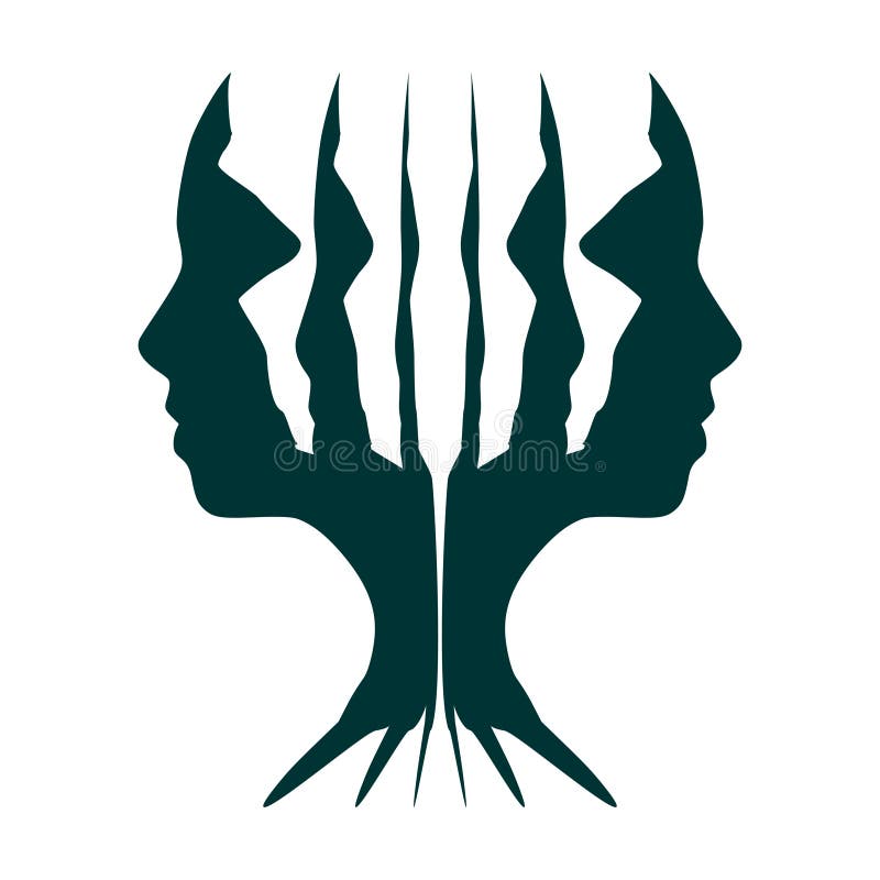 Multi Face Id Thin Line Icon, Face Recognition Stock Vector ... Multi Face Id Thin Line Icon, Face Recognition Stock Vector ...