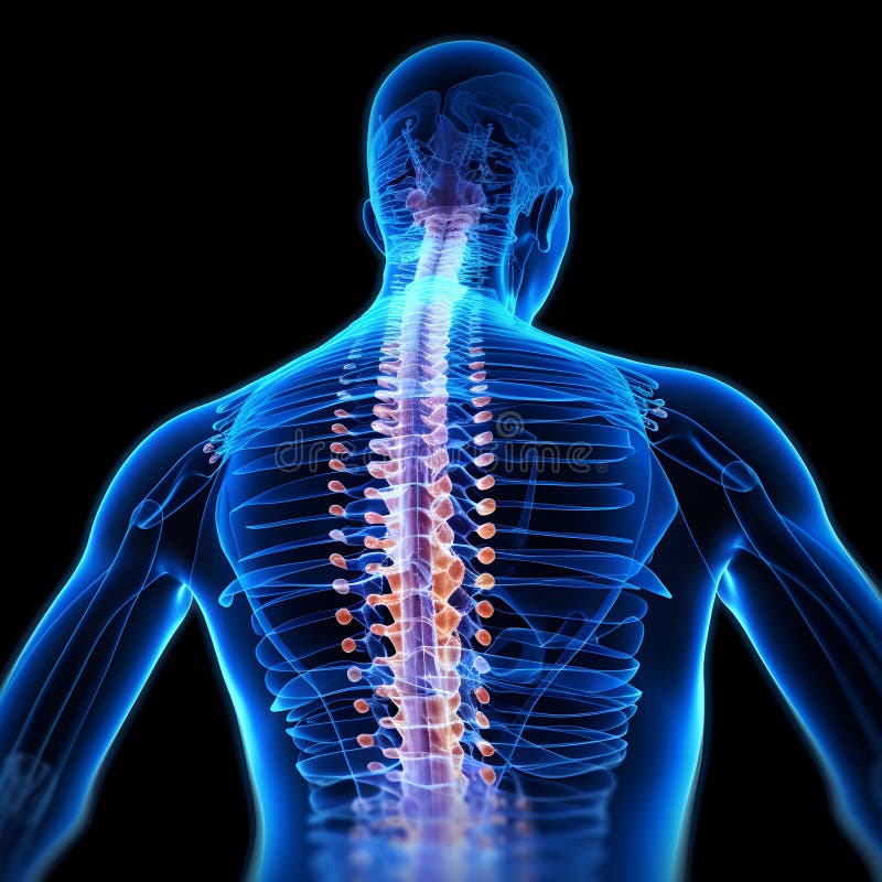 Human back pain concept stock image. Image of showing - 281864539