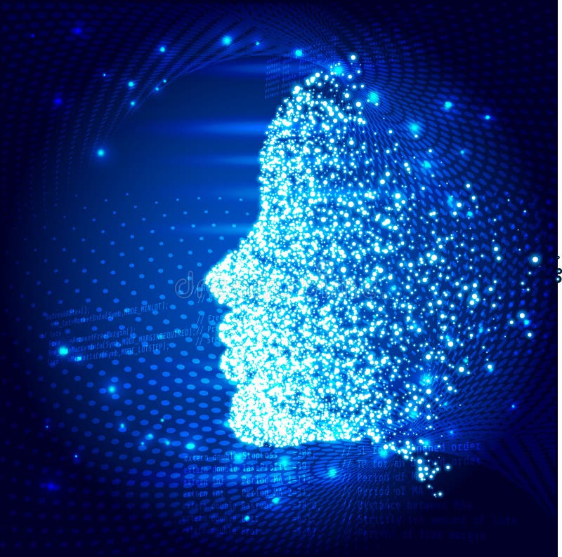 Futuristic Human Form Visualization Stock Illustrations – 836 ...