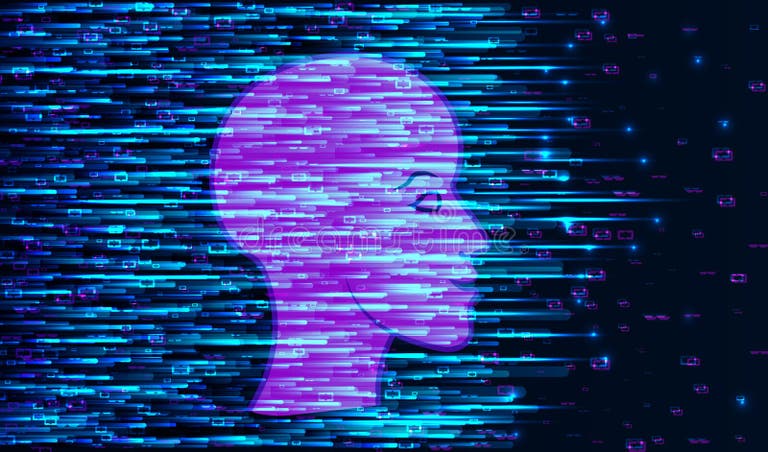 Futuristic Human Form Visualization Stock Illustrations – 836 ...