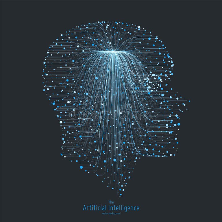 Human Big Data Visualization Futuristic Artificial Intelligence Concept ...