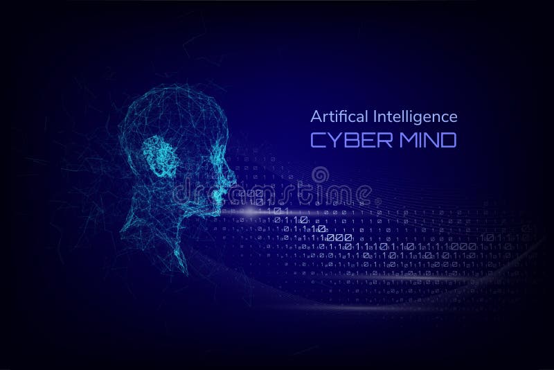 Human Big Data Visualization. Futuristic Artificial Intelligence ...