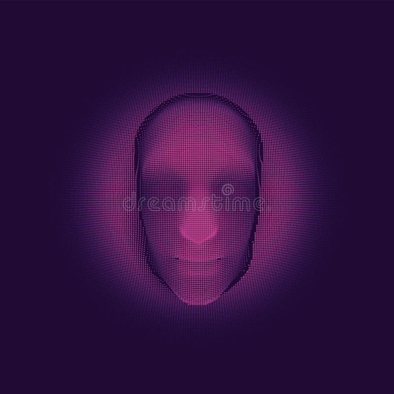 Human Big Data Visualization. Futuristic Artificial Intelligence ...