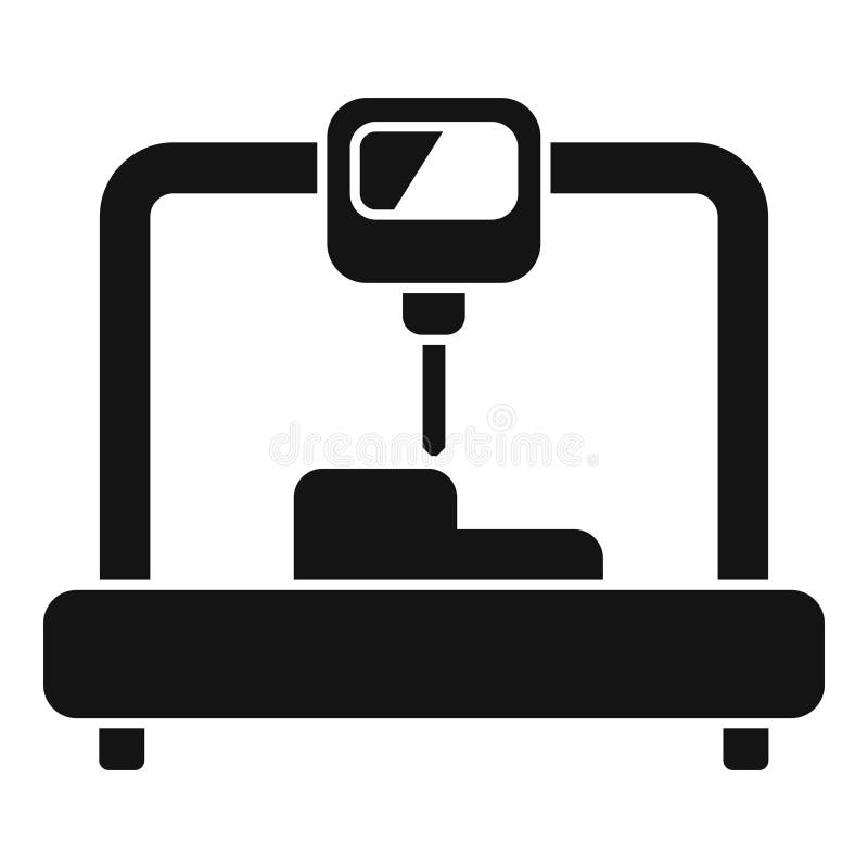 Human Bio Printer Icon Simple Vector. Bioprinting Medical Stock ...