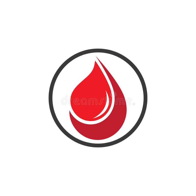 Human Blood Logo Template Vector Icon Illustration Design Stock ...
