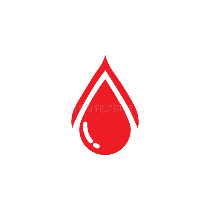 Human Blood Logo Template Vector Icon Illustration Design Stock ...