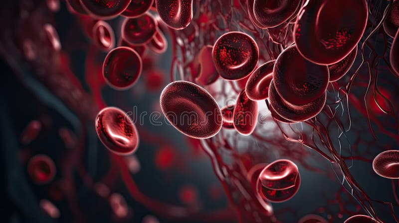 Human Blood System Illustration by Generative AI Stock Illustration ...