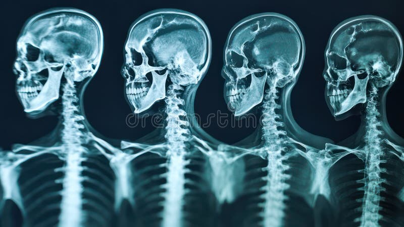 Human Body Ct Scan Created with Generative AI. Radiology with X-rays ...