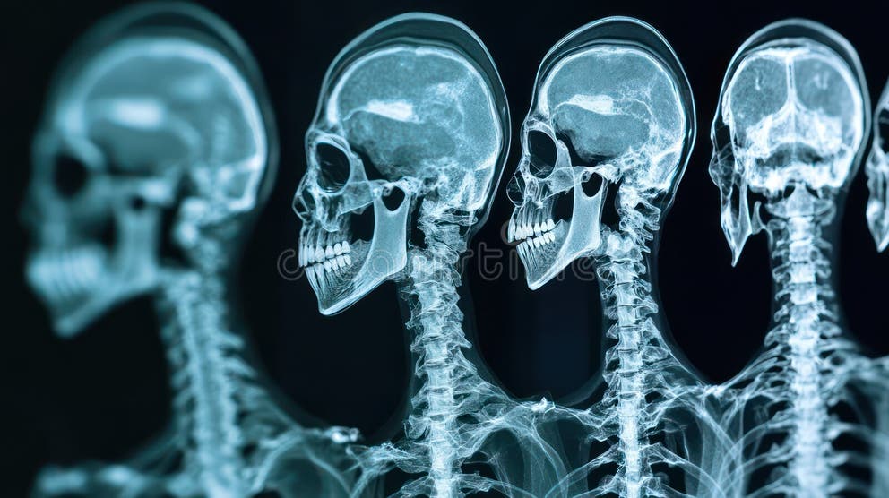 Human Body Ct Scan Created with Generative AI. Radiology with X-rays ...