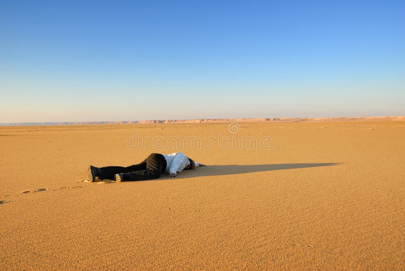 Human body in the desert stock photo. Image of heat, woman - 19316108