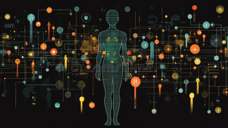 Human Body Energy Points Stock Illustrations – 319 Human Body Energy ...