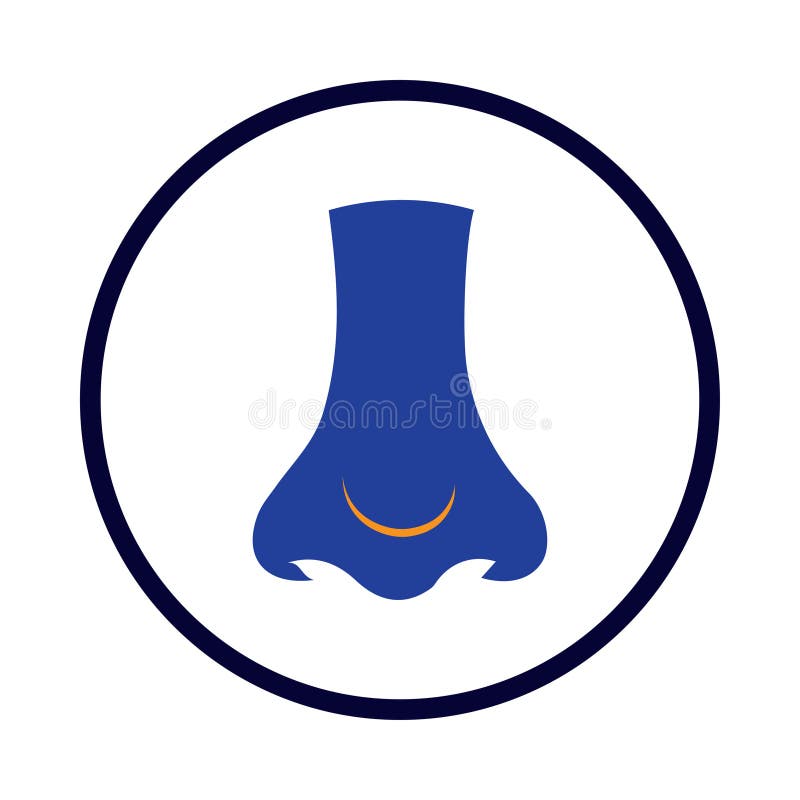 Human Body Parts, Nose, Human Nose Icon Stock Vector - Illustration of ...