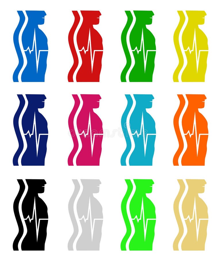 Human body pulse stock illustration. Illustration of blue - 35664895