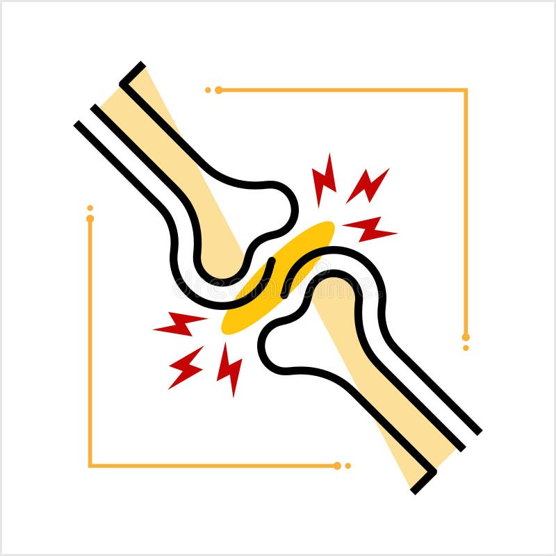 Human Bone Joint Pain stock vector. Illustration of bursitis - 227190770