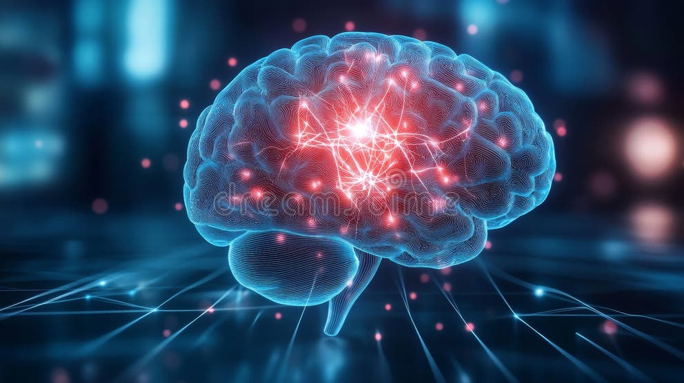 Human Brain Activity, Complex Neural Network, Artificial Intelligence ...