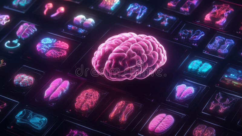 Human Brain, Anatomy Visualization Stock Illustration - Illustration of ... Human Brain, Anatomy Visualization Stock Illustration - Illustration of ...