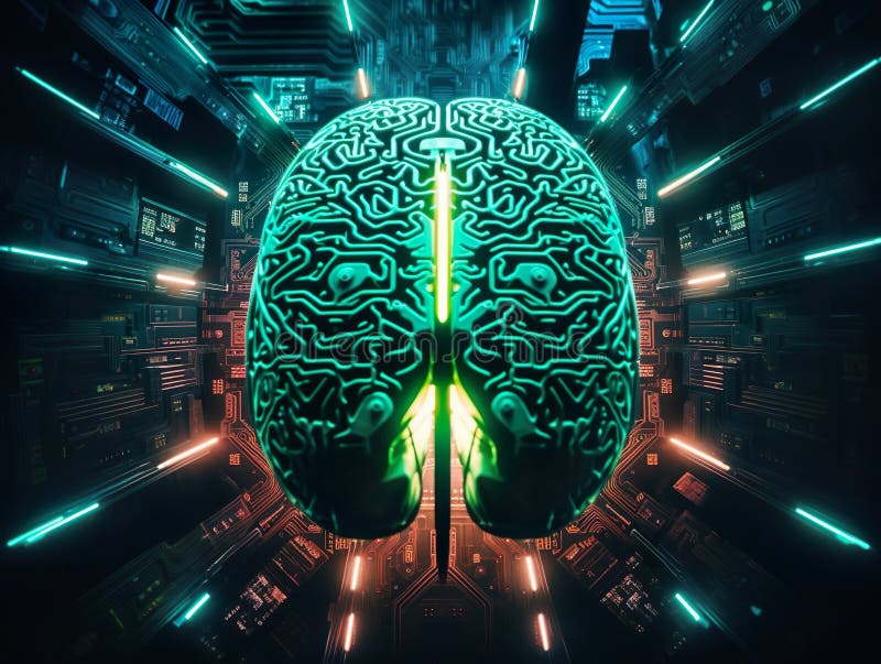 409 Generative Ai Brain Computer Stock Photos - Free & Royalty-Free ...