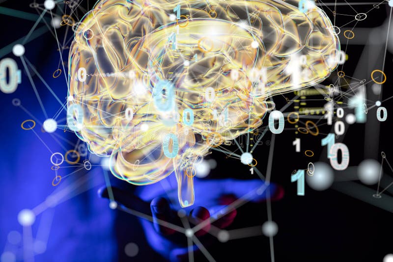 Human Brain As a Mind, Power, and Energy Concept Stock Photo - Image of ...