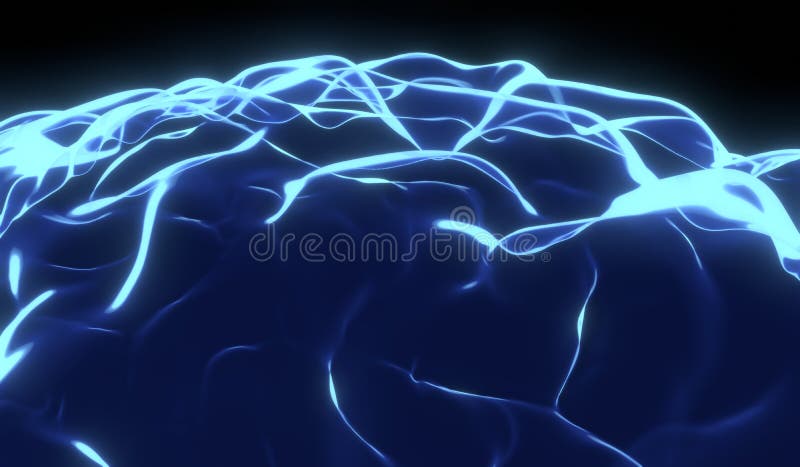Human Brain As X-ray Illustration - 3D Illustration Stock Illustration ...