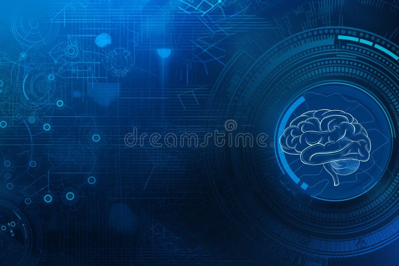 Human Brain on a Gray Background, Concept with Brain Exploding Ideas ...