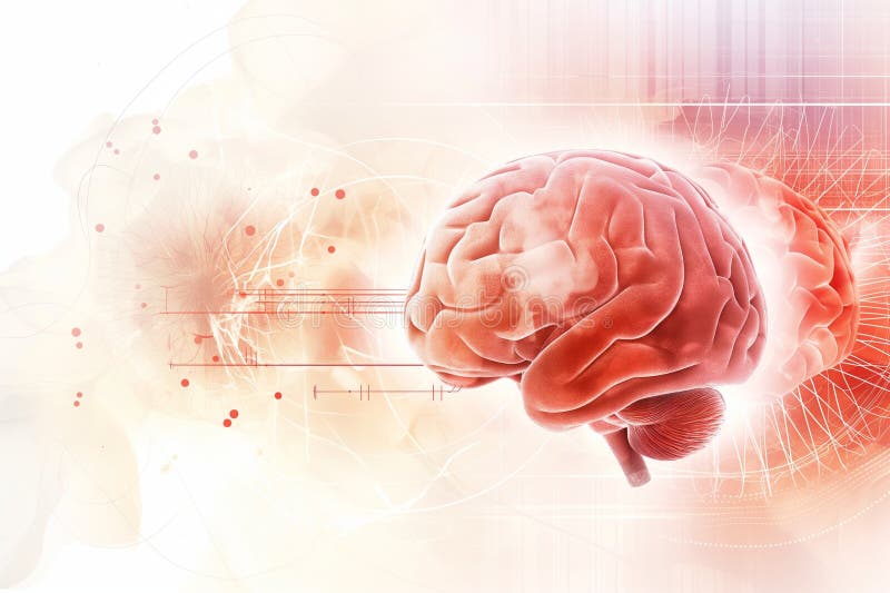 Human Brain Background, Concept with Brain Exploding Ideas. Mind Blown ...