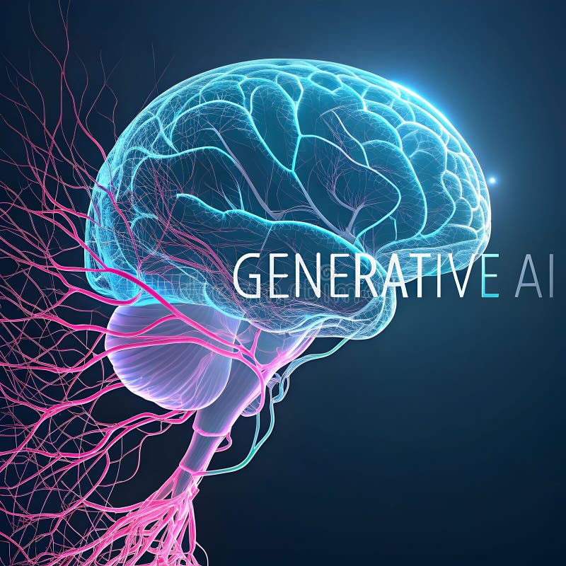 The Human Brain is the Central Organ of the Nervous System Stock ...