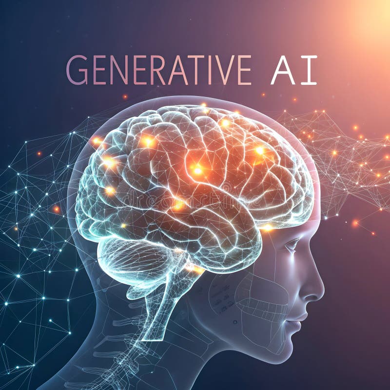 The Human Brain is the Central Organ of the Nervous System Stock ...