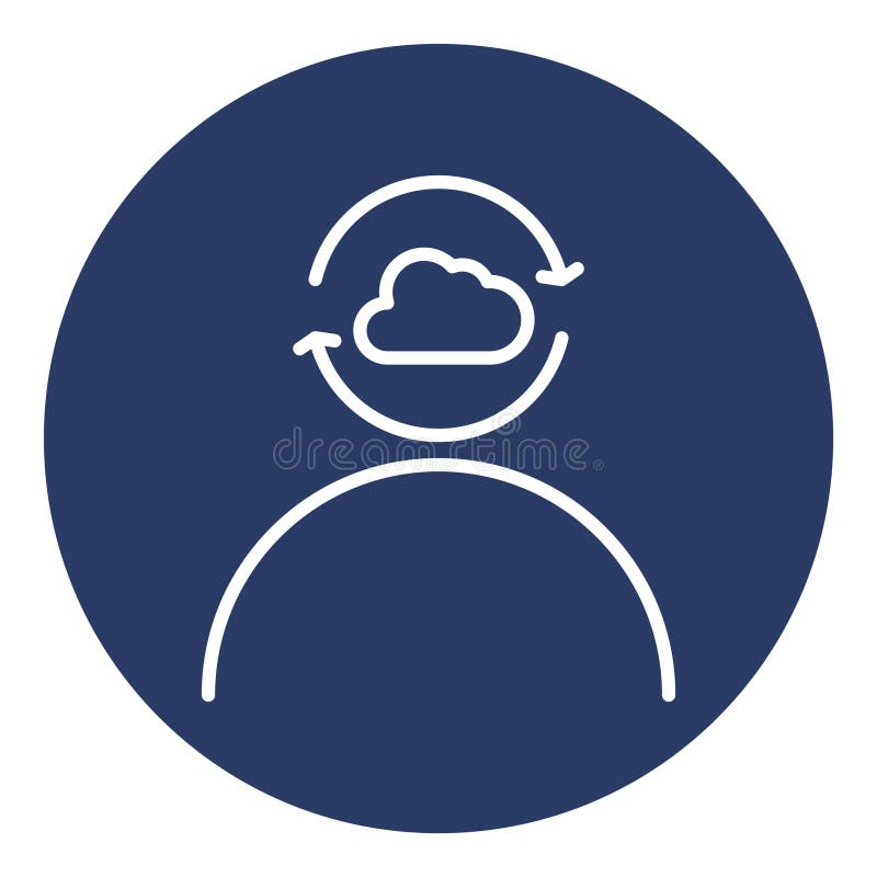 Human, Brain, Cloud, Head, Brainstorming Cloud Icon Stock Vector ...